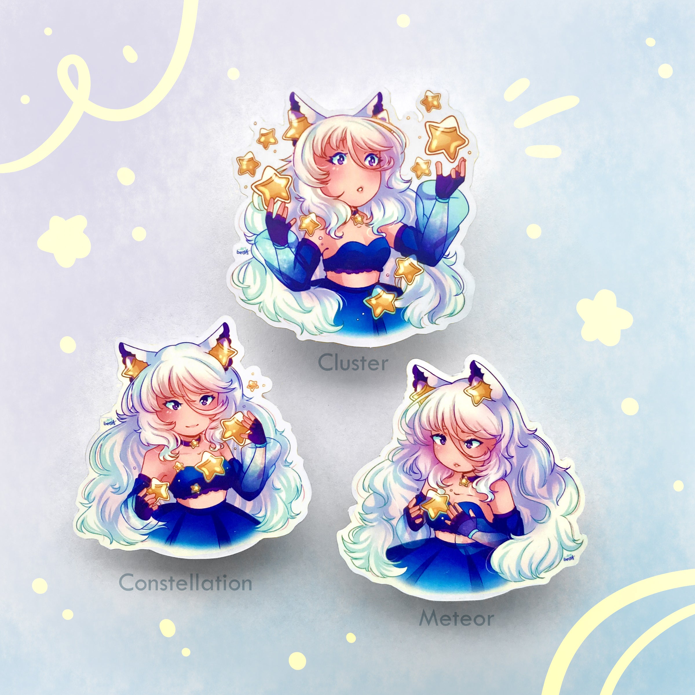 Celeste Collection | Sticker Set – Citrus Artbeats